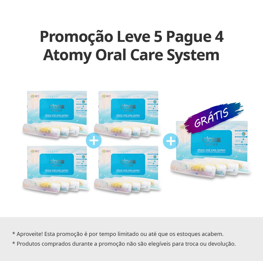 ATOMY ORAL CARE SYSTEM 4+1 | Atomy Brasil